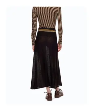 Pinko Knitted A-line Midi Skirt