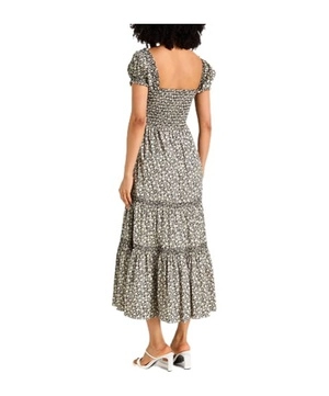 Tory Burch Floral-print Poplin Midi Dress