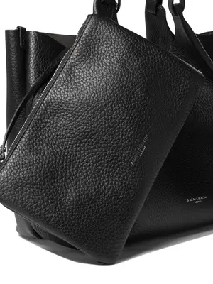 GIANNI CHIARINI Large Leather Shoulder Bag