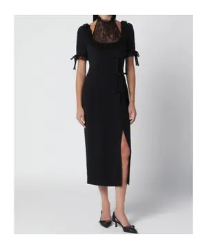 Alessandra Rich Paneled Midi Dress