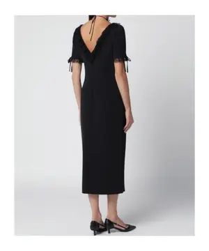Alessandra Rich Paneled Midi Dress