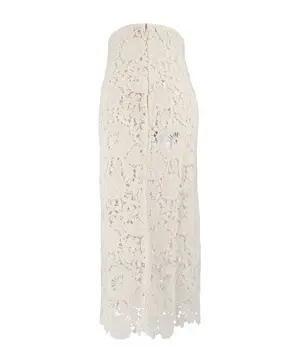 Ermanno Scervino Floral Lace Midi Skirt