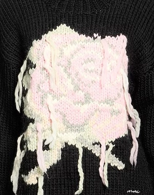 GANNI Wool Turtleneck Sweater