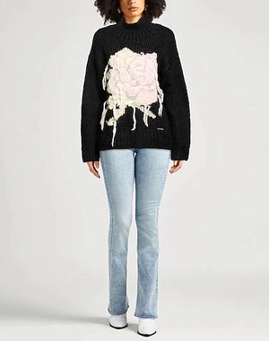 GANNI Wool Turtleneck Sweater
