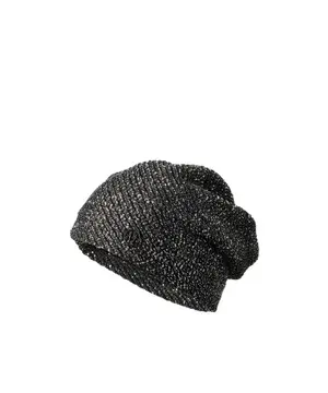 MAISON MICHEL Sequin-embellished Logo-plaque Beanie Hat
