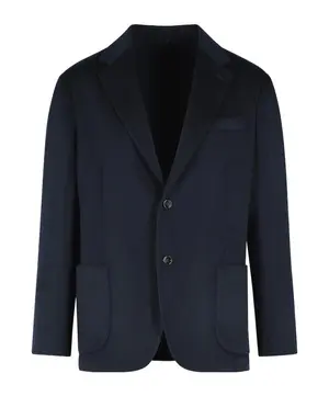 LARDINI Roma Single-breasted Blazer - Navy