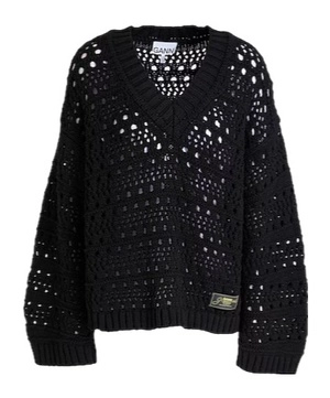 GANNI Thick Knit Cardigan