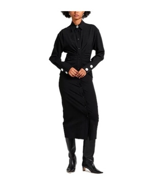 Sportmax Midi Shirt Dress With Gathered Detailing