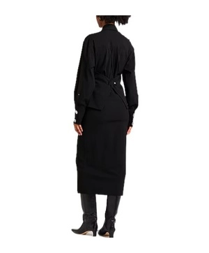 Sportmax Midi Shirt Dress With Gathered Detailing