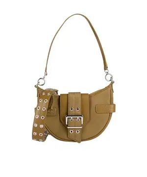 GANNI Plain Colour Shoulder Bags