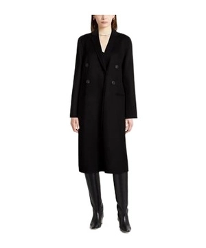 Tory Burch Plain Colour Coats - Black