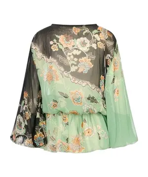 Roberto Cavalli Floral-print Ruched Mini Dress