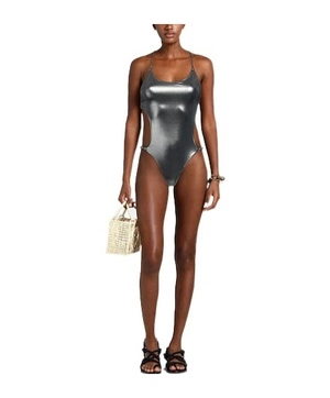 GANNI Plain Colour One-piece Swimsuits