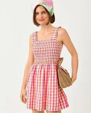 Lilly Pulitzer® Hadly Skirted Romper Pink