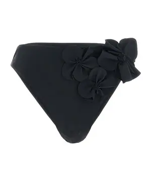 Goldbergh Reina Floral Bikini Briefs - Black
