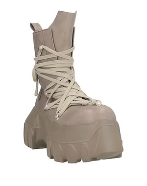 Rick Owens Leather Platform Boots