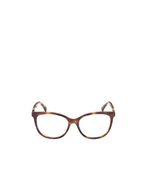 Max Mara Full-rimmed Plano Lenses - Brown