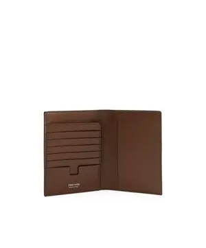 TOM FORD Lizard-effect Leather Passport Holder