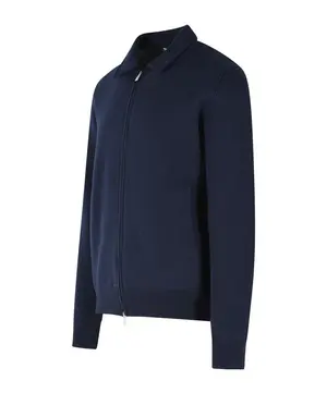 LARDINI Zip-up Collared Jacket