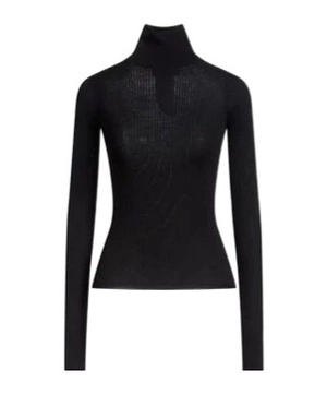 Sportmax Long Sleeves Turtlenecks - Black