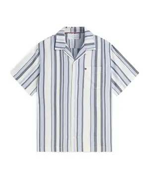 Tommy Hilfiger Shortsleeve Striped Shirt - White