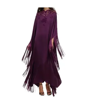 SELF-PORTRAIT Jersey Draped Maxi Dress