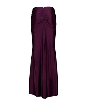 Rabanne Ruched Maxi Skirt