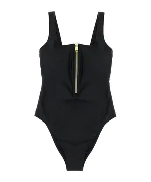 Goldbergh Caviar Zip-front One-piece Swimsuit