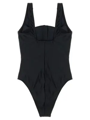 Goldbergh Caviar Zip-front One-piece Swimsuit
