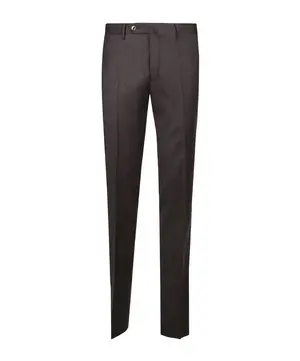 PT TORINO Tailored Pressed-crease Trousers - Black