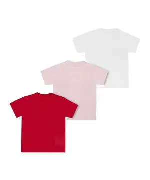 Palm Angels Three-piece Bear Print T-shirt Set