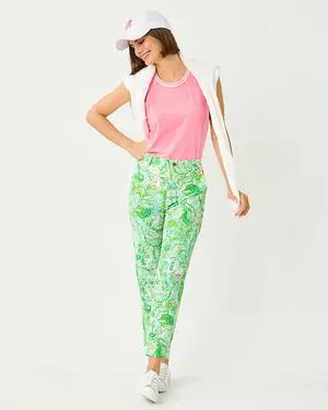 Lilly Pulitzer® Upf 50+ Luxletic 27" Teegan Pant - White