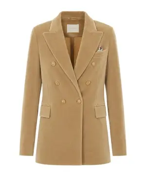 CIRCOLO 1901 Double-breasted Velvet Blazer