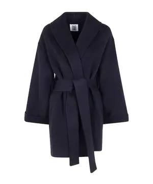 BY MALENE BIRGER Shawlcollar Belted Wrap Coat