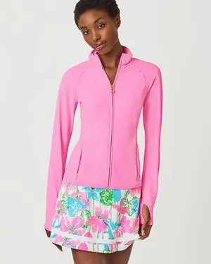 Lilly Pulitzer® Upf 50+ Luxletic Breaker Jacket - Pink Worth
