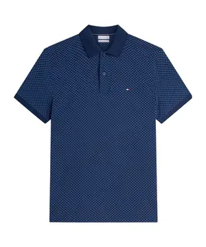 Tommy Hilfiger Short Sleeve Polo Shirt - Blue
