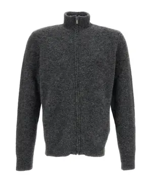 Barena Venezia Zip-up High Neck Cardigan - Black