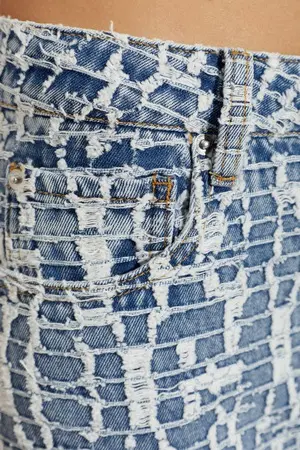 SELF-PORTRAIT Belt-loop Jeans