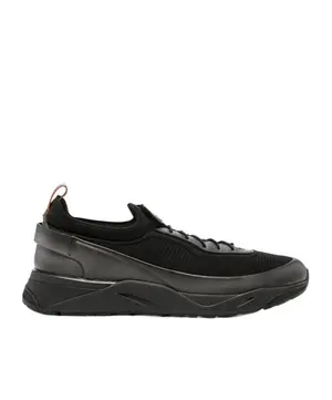 Santoni Panelled Low-top Sneakers