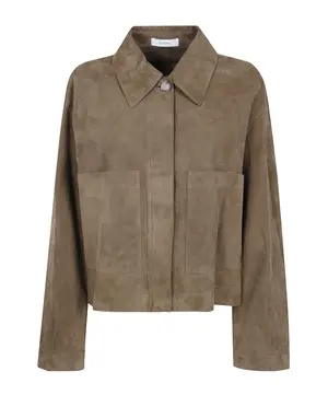 JOSEPH Suede Boxy Jacket