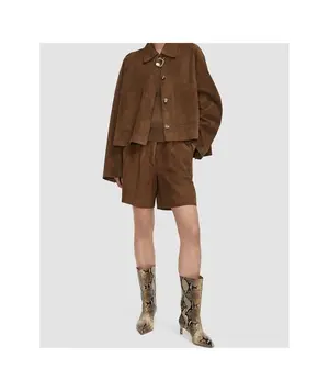 JOSEPH Suede Boxy Jacket