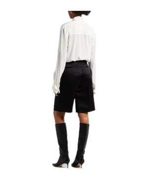 Sportmax Bow Detail Long Sleeve Crepe Blouse