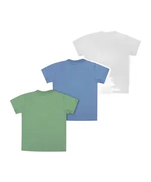 Palm Angels Three-piece Bear Print T-shirt Set