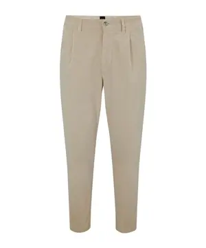 Hugo Boss Versatile And Minimalist Trousers - White