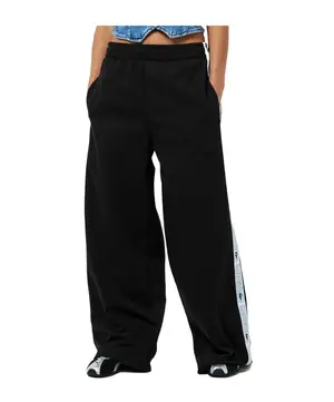 Lacoste Wide Leg Jogging Bottoms With Side Logo Detail