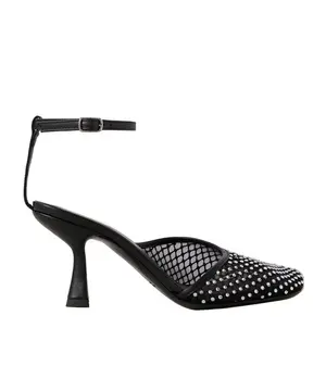 Christopher Esber Minette Veil 80mm Mesh Pumps - Black