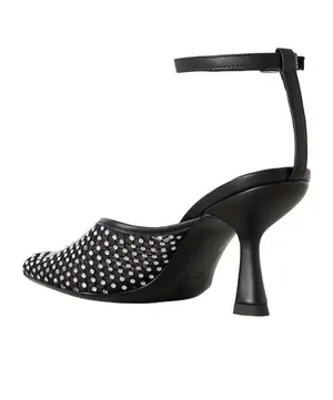 Christopher Esber Minette Veil 80mm Mesh Pumps - Black