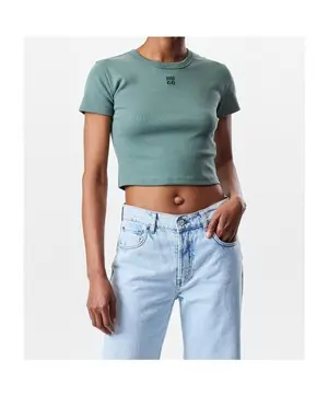 Hugo Boss Cotton Cropped Tshirt