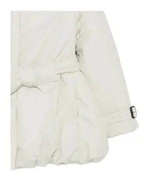 Burberry Belted Bubble-hem Coat