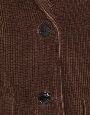 GANNI Minimalist Corduroy Blazer
